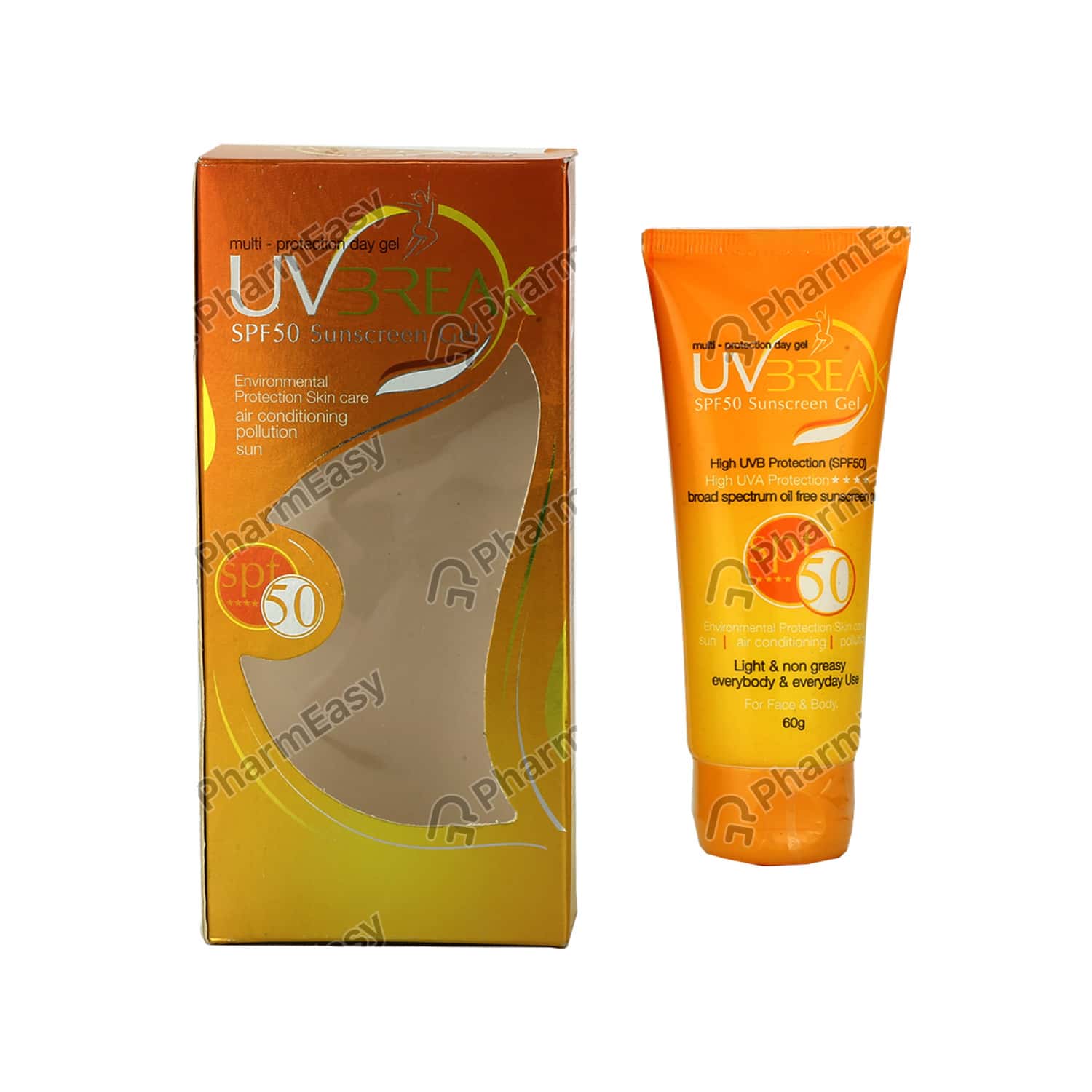 Buy UV BREAK SPF 50 SUNSCREEN GEL 60GM Online & Get Upto 60% OFF at ...