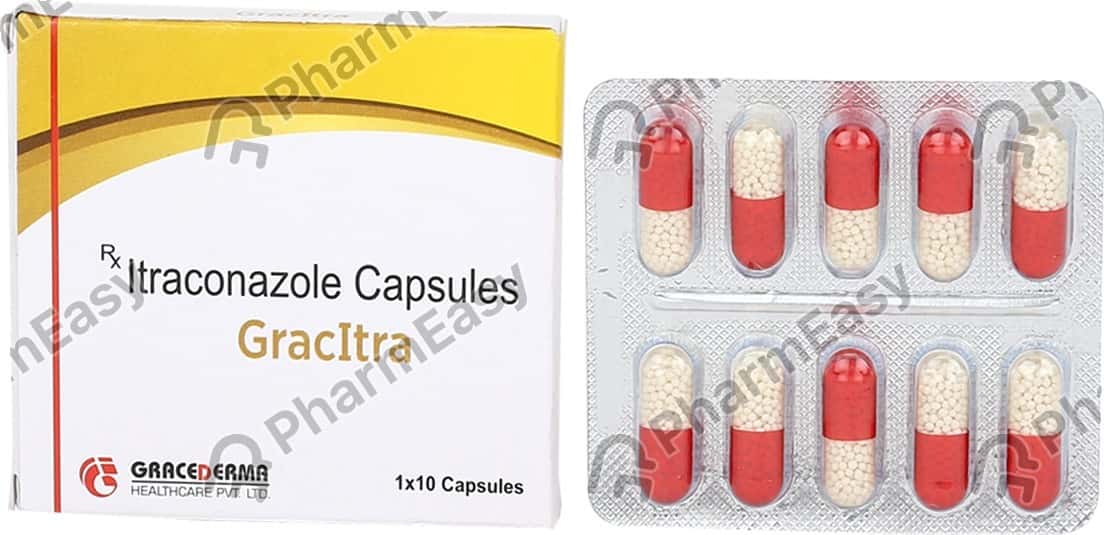 Gracitra 100 MG Capsule (10): Uses, Side Effects, Price & Dosage ...