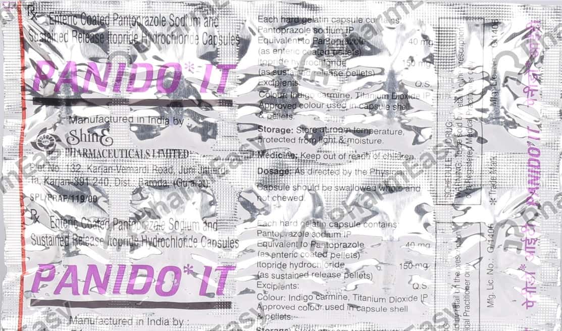 Panido It Strip Of 10 Capsules: Uses, Side Effects, Price & Dosage ...