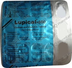 Lupical 500 MG Tablet (15) - Uses, Side Effects, Dosage, Composition ...