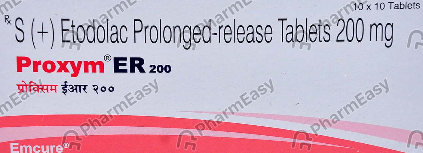 Proxym Er 200 MG Tablet (10): Uses, Side Effects, Price & Dosage ...