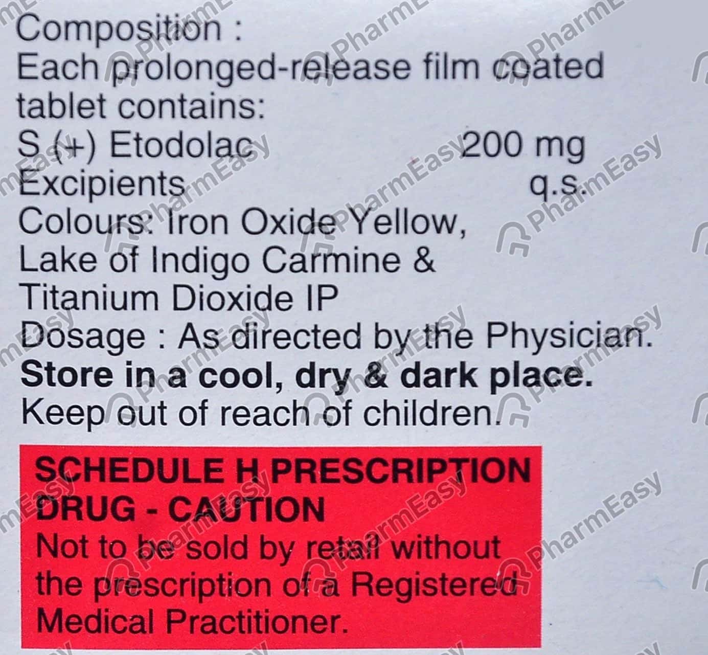 Proxym Er 200 MG Tablet (10): Uses, Side Effects, Price, Dosage ...