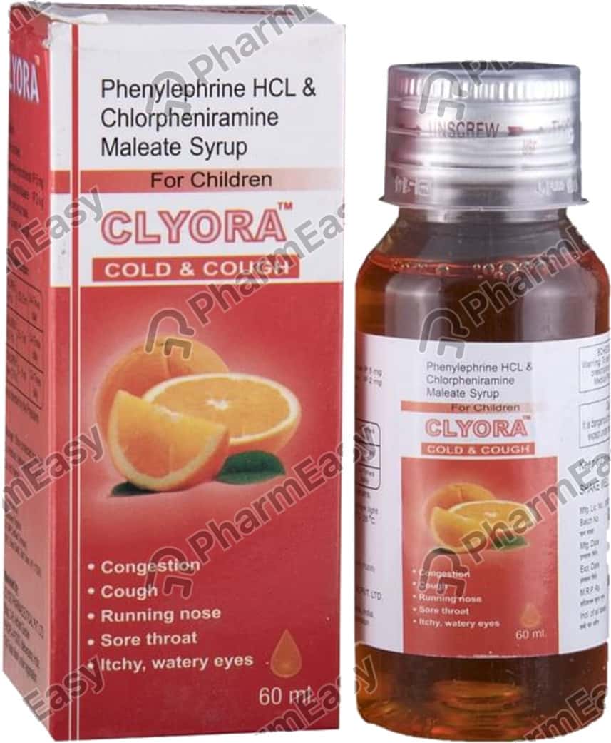 Clyora Syrup 60ml: Uses, Side Effects, Price & Dosage | PharmEasy