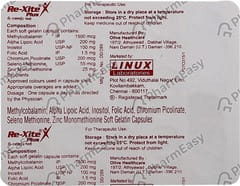 Buy Re Xite Plus Strip Of 15 Softgel Capsules Online & Save Up to 24% ...