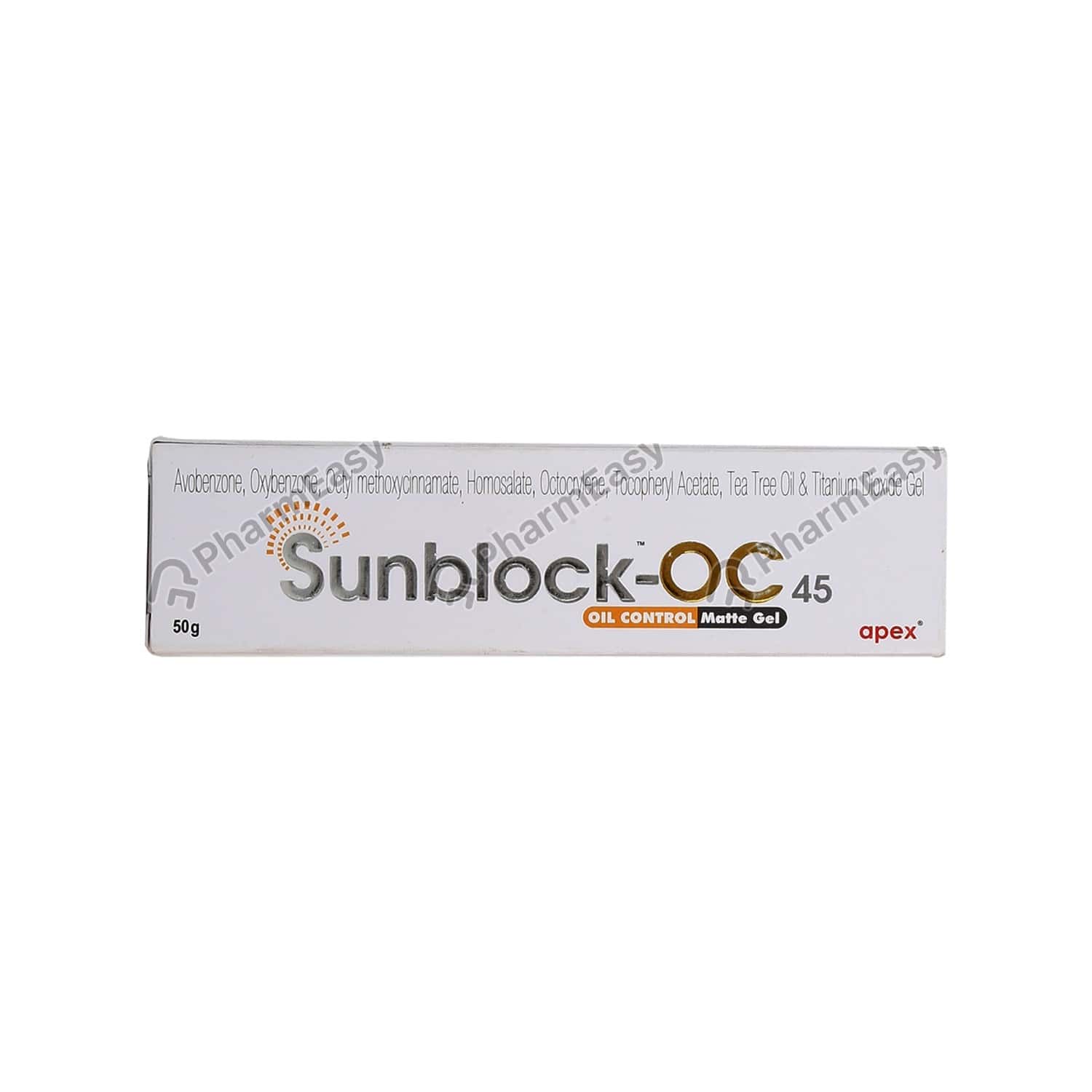 Buy Sunblock Oc 45 Oil Control Matte Tube Of 50gm Gel Online at Flat 18 ...