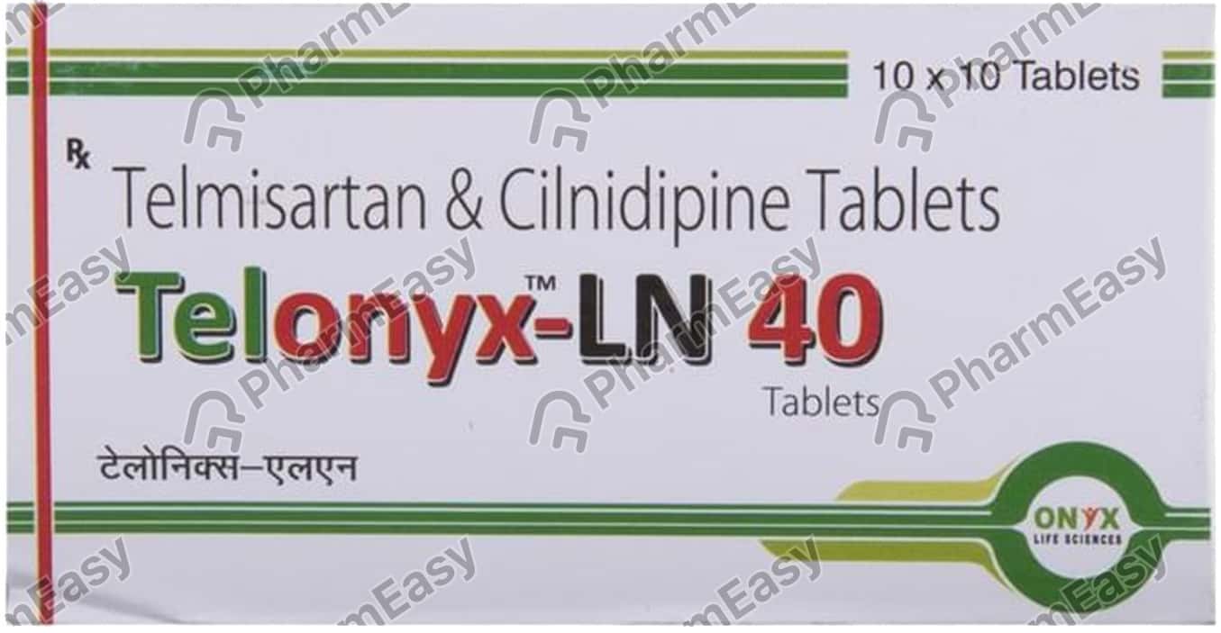 Telonyx Ln 40mg Strip Of 10 Tablets: Uses, Side Effects, Price & Dosage ...