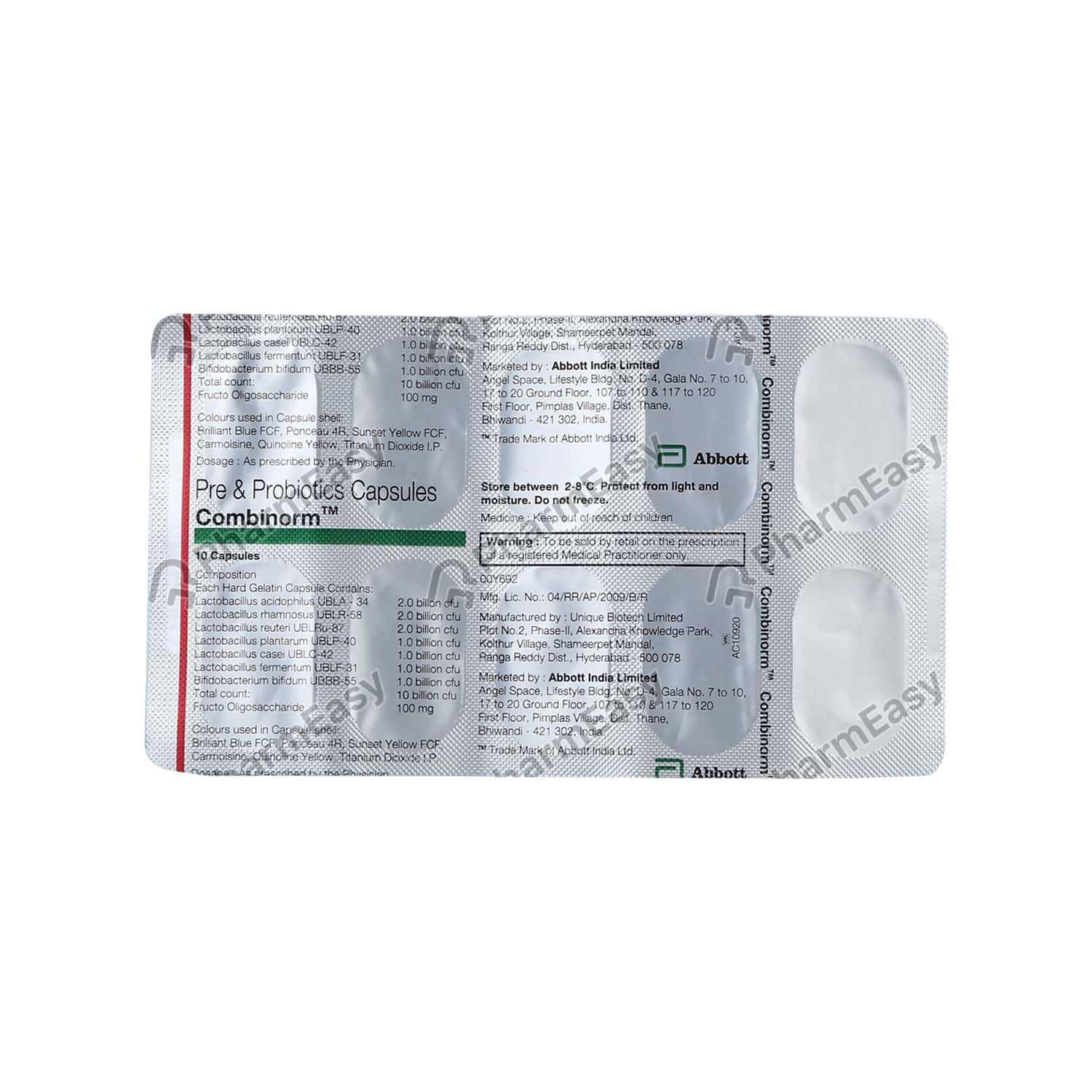 Buy Combinorm Strip Of 10 Capsules Online at Flat 18% OFF* | PharmEasy