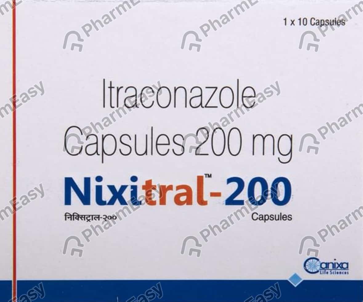 Nixitral 200 MG Capsule (10): Uses, Side Effects, Price & Dosage ...