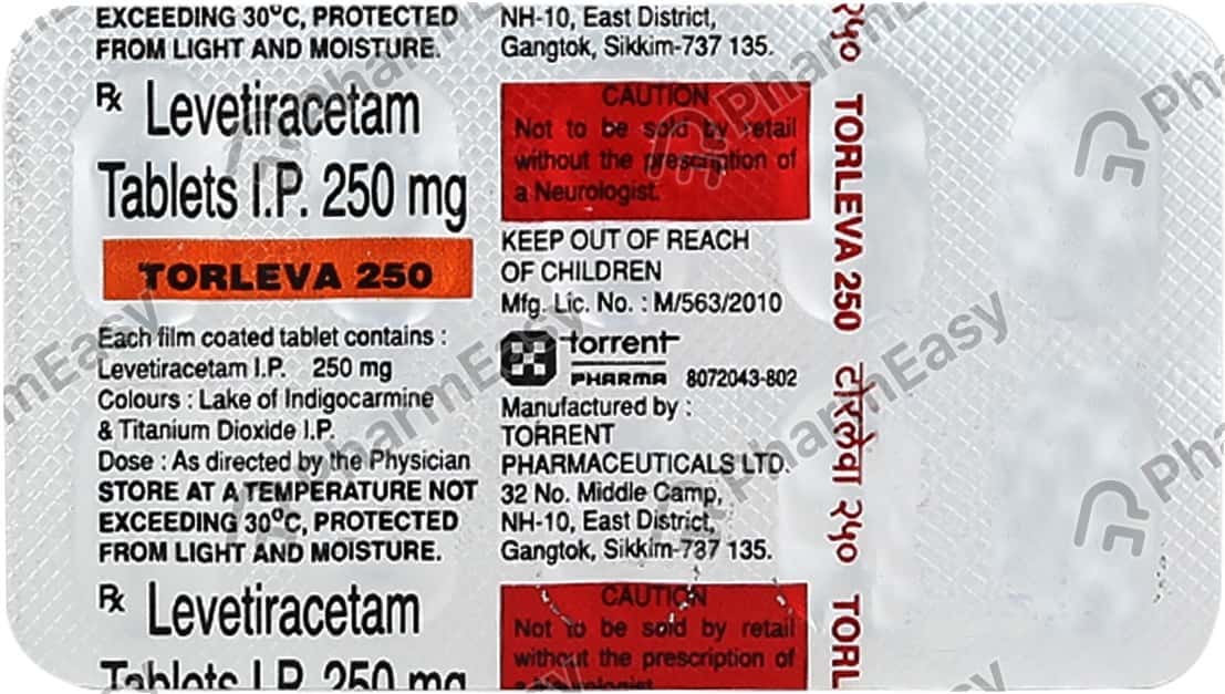 Torleva 250 MG Tablet (10): Uses, Side Effects, Price & Dosage | PharmEasy