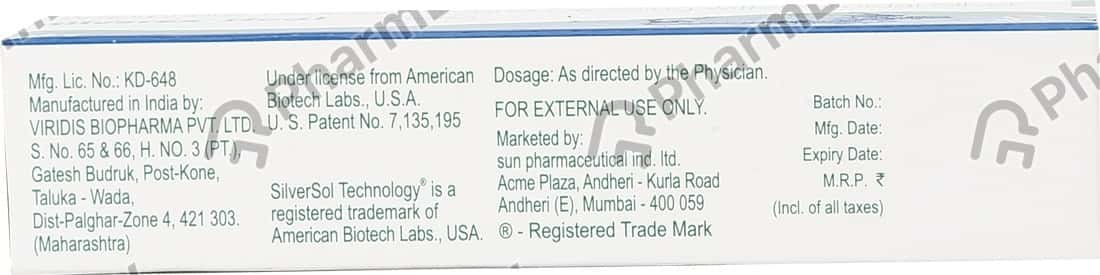 Silverex 32 PPM Gel (15): Uses, Side Effects, Price & Dosage | PharmEasy