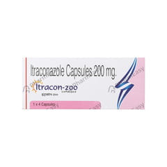 Buy Itracon 200 MG Capsule (4) Online at Flat 18% OFF* | PharmEasy
