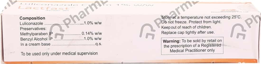 Lactfast 1 % Cream (30): Uses, Side Effects, Price & Dosage | PharmEasy