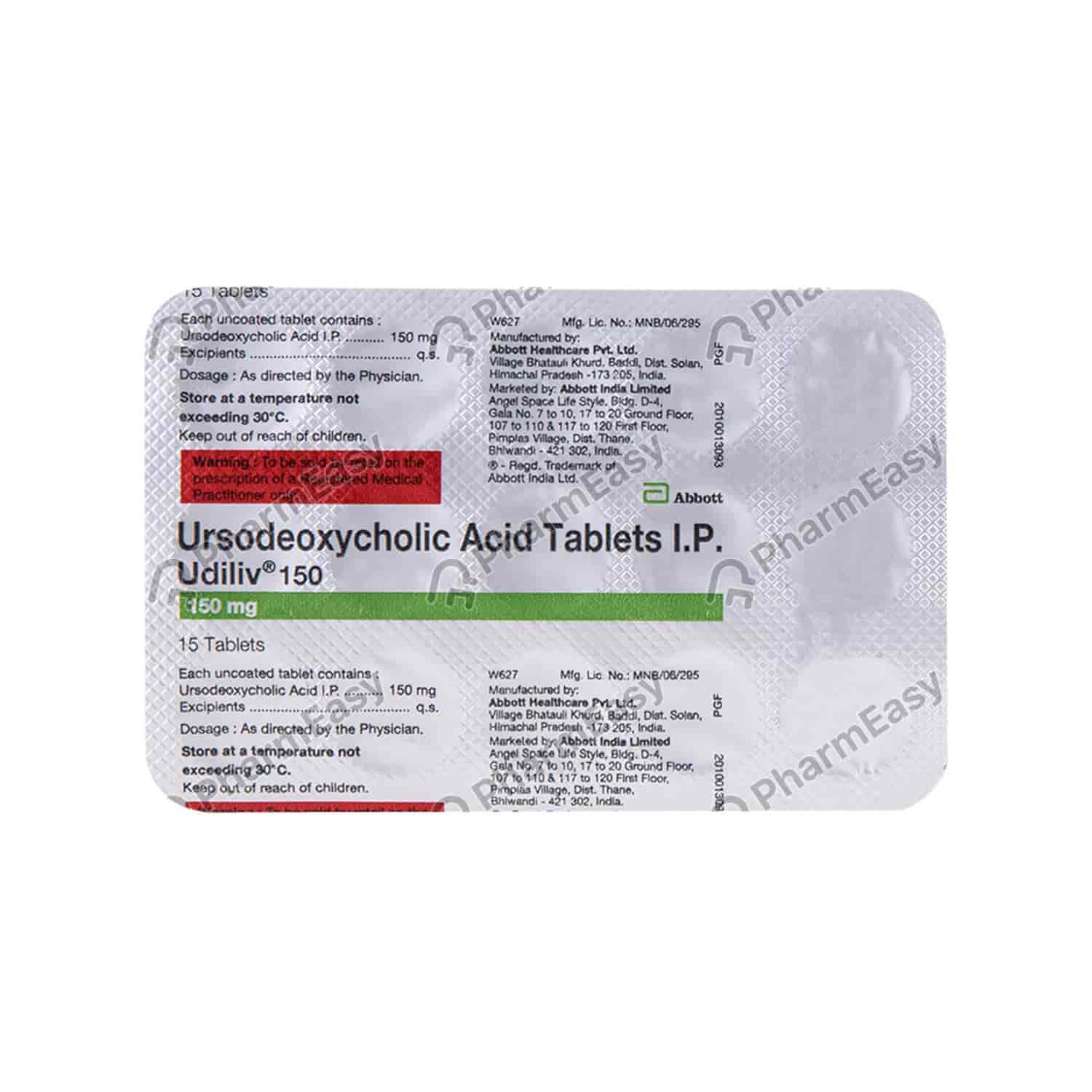 Buy Udiliv 150mg Strip Of 15 Tablets Online at Flat 18% OFF* | PharmEasy