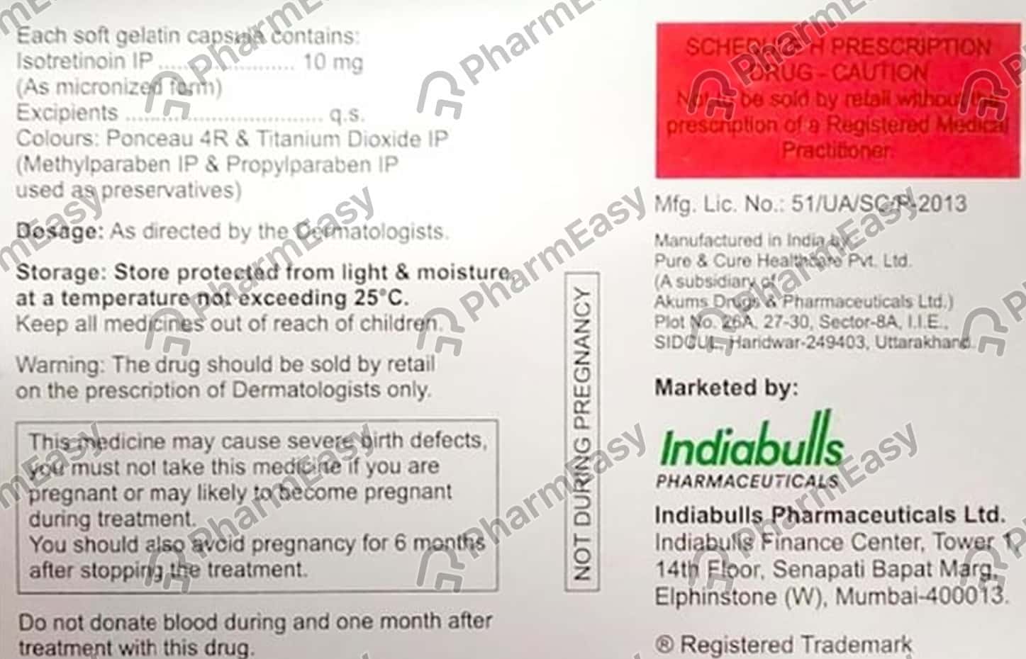 Ibitret 10 MG Capsule (10): Uses, Side Effects, Price & Dosage | PharmEasy