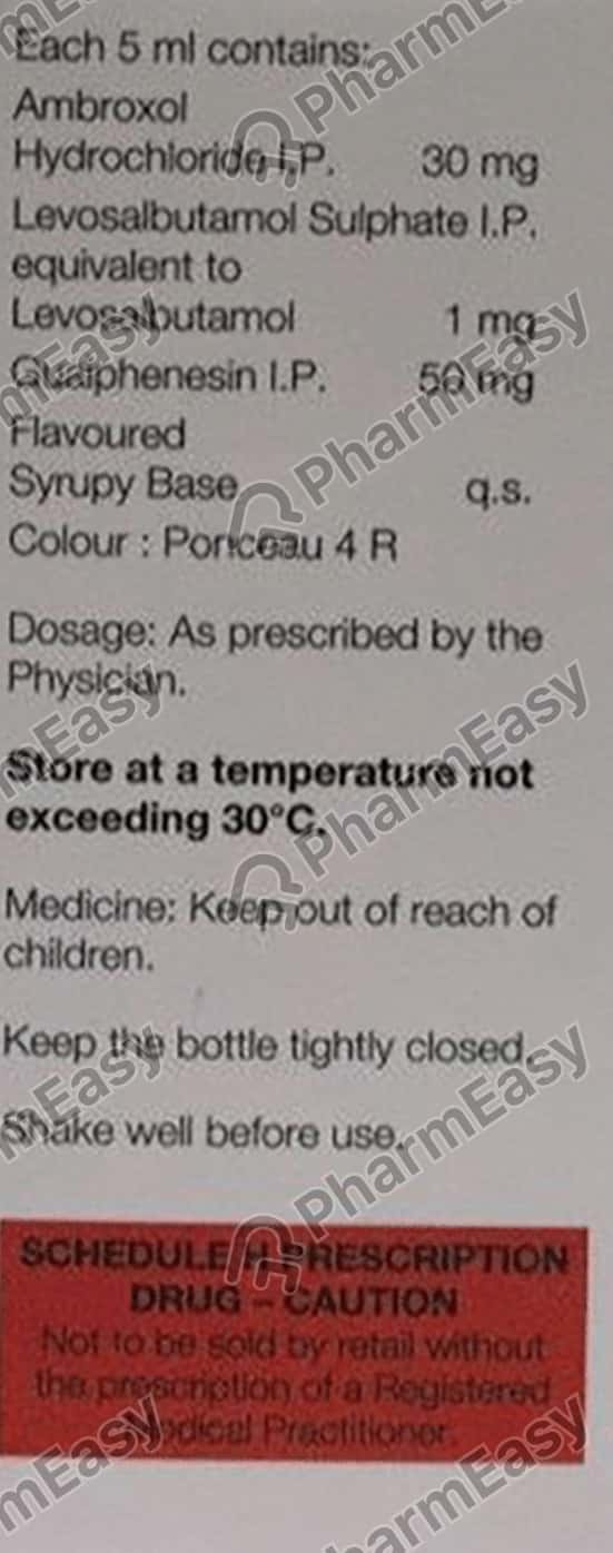 Tixylix Ls Syrup 100ml: Uses, Side Effects, Price & Dosage | PharmEasy