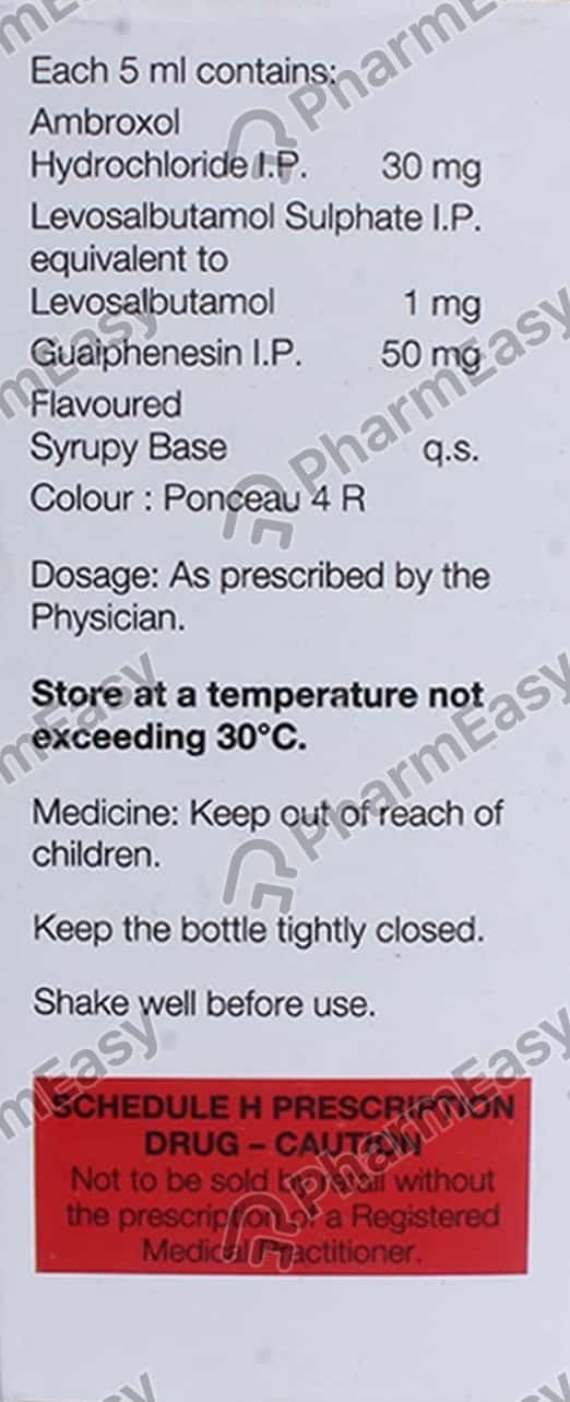 Tixylix Ls Syrup 100ml: Uses, Side Effects, Price & Dosage | PharmEasy