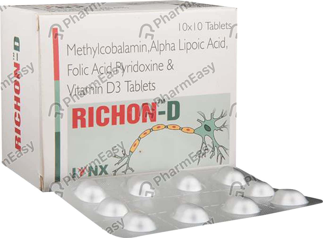 Richon D Strip Of 10 Tablets: Uses, Side Effects, Price & Dosage ...