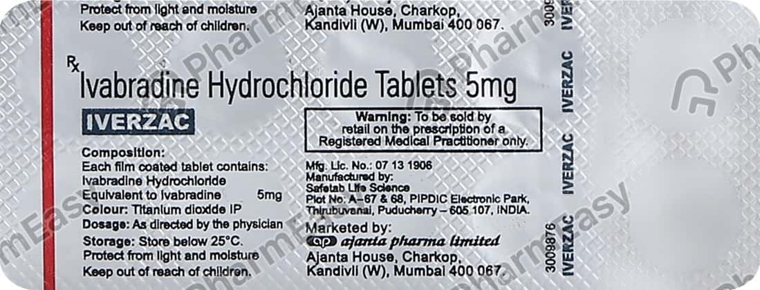 Iverzac 5 MG Tablet (10): Uses, Side Effects, Price & Dosage | PharmEasy