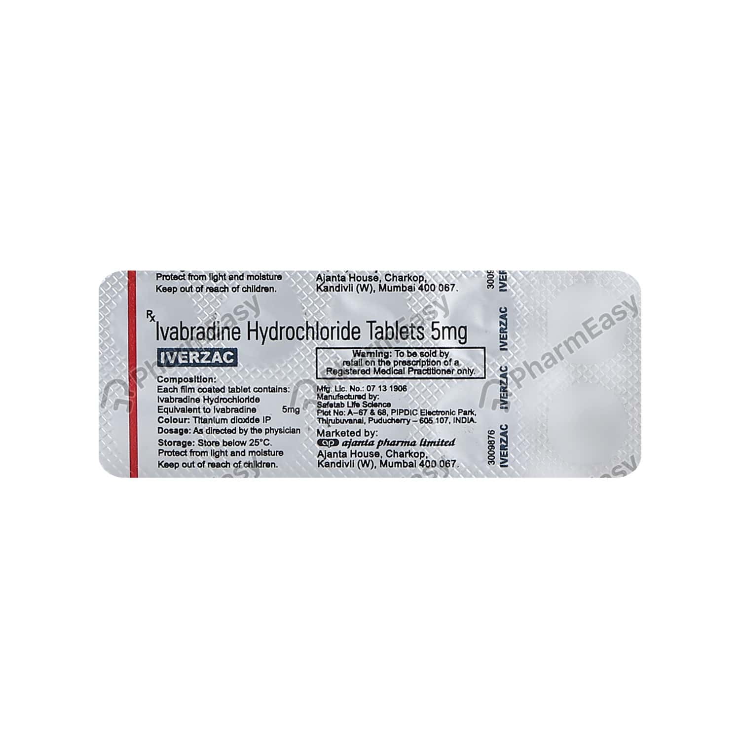 Buy Iverzac 5 MG Tablet (10) Online at Flat 18% OFF* | PharmEasy
