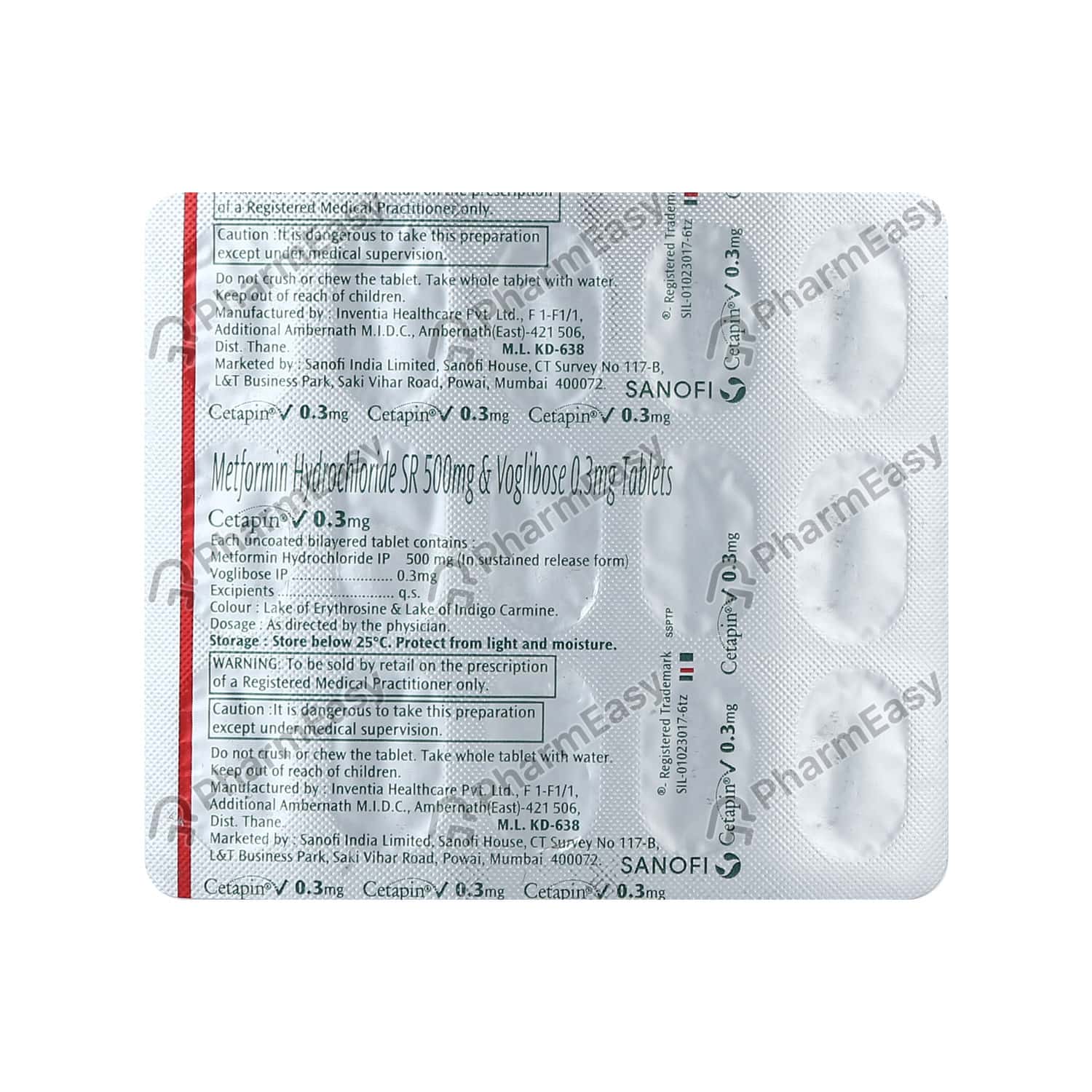Buy Cetapin V 0 3mg Tab 15 S Online At Flat 18 OFF PharmEasy