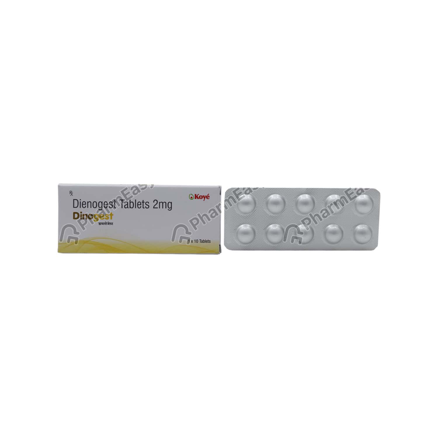 Buy Dinogest 2 MG Tablet (10) Online at Flat 18% OFF* | PharmEasy