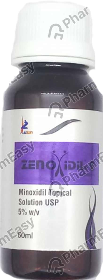 Zenoxidil 5 %W/V Skin Solution (60): Uses, Side Effects, Price & Dosage ...