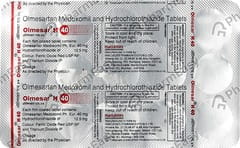 Olmesar H 40mg Strip Of 15 Tablets: Uses, Side Effects, Price & Dosage ...