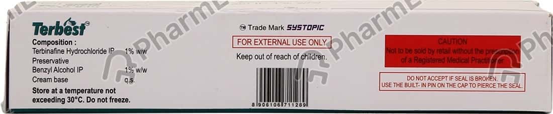 Terbest 1 % Cream (30): Uses, Side Effects, Price & Dosage | PharmEasy