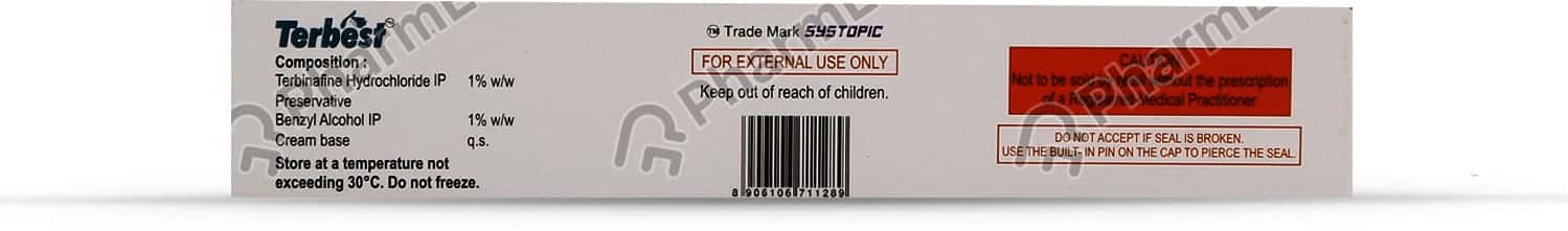 Terbest 1 % Cream (30): Uses, Side Effects, Price & Dosage | PharmEasy
