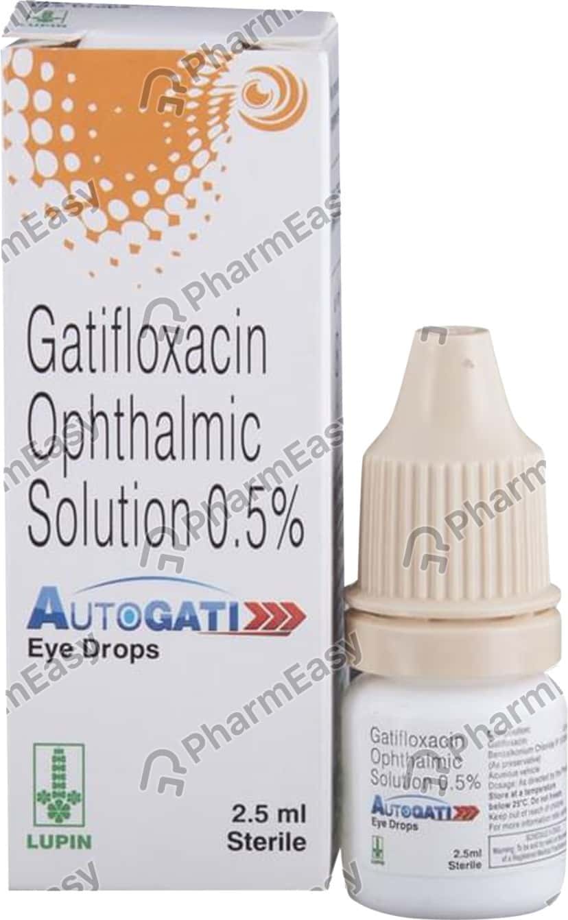 Autogati 0.5 % Eye Drop (2.5): Uses, Side Effects, Price & Dosage ...