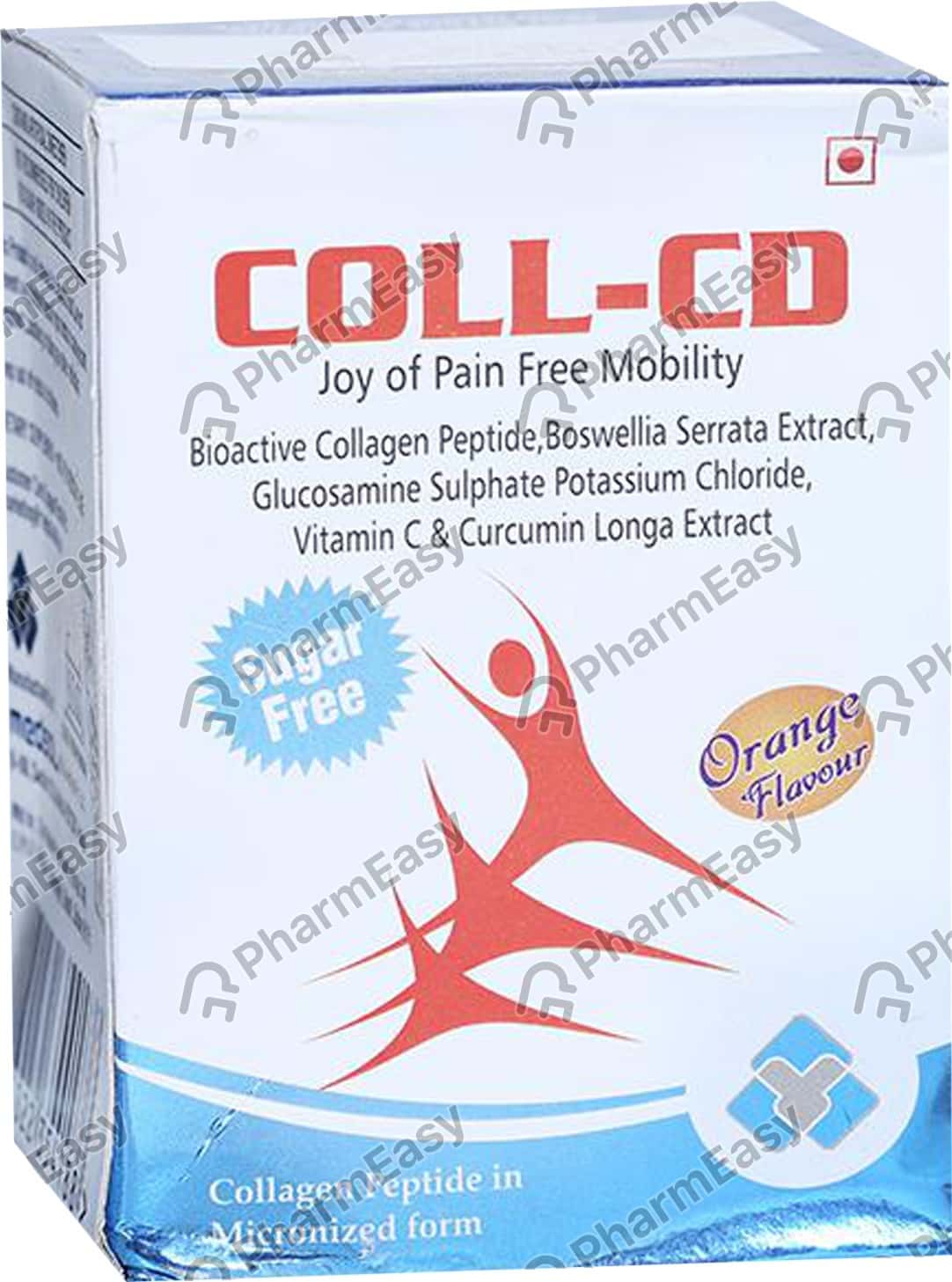 Buy Coll Cd Orange Flavour Sugar Free Sachet Of 12.5gm Powder Online at ...