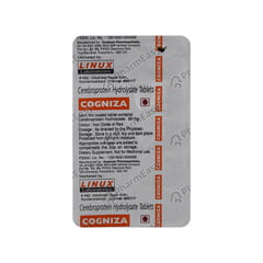 Buy Cogniza 90 MG Tablet (10) Online at Flat 18% OFF* | PharmEasy