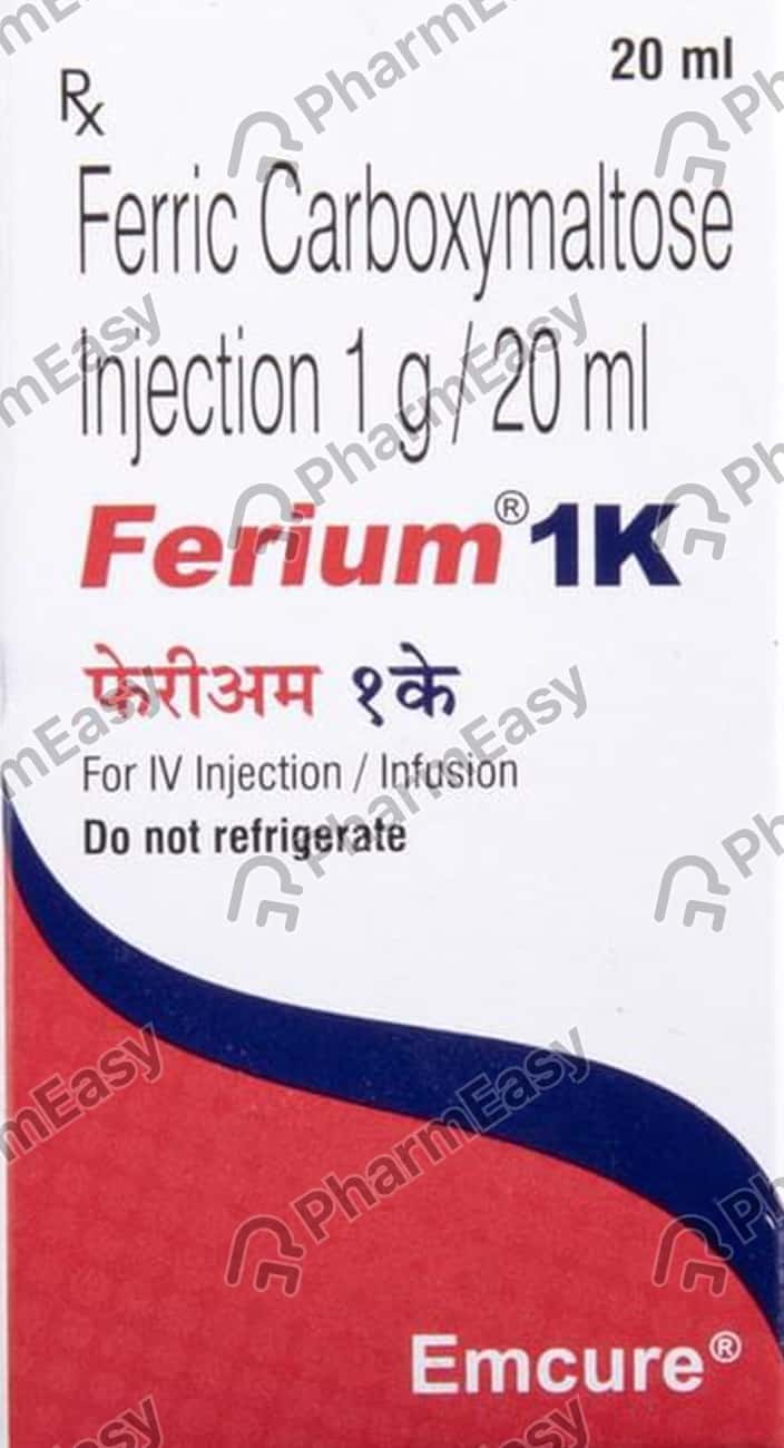 Ferium 50 MG Injection (20): Uses, Side Effects, Price & Dosage | PharmEasy
