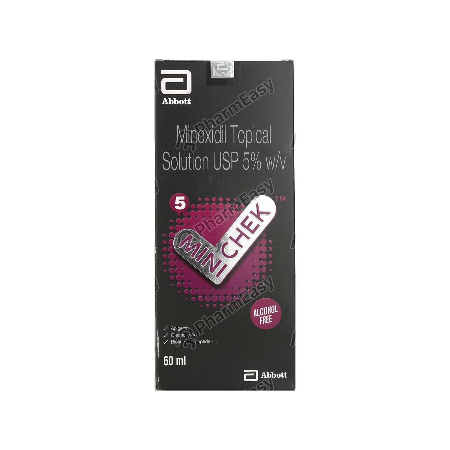 Buy Minichek 5 %W/V Skin Solution (60) Online at Flat 18% OFF* | PharmEasy