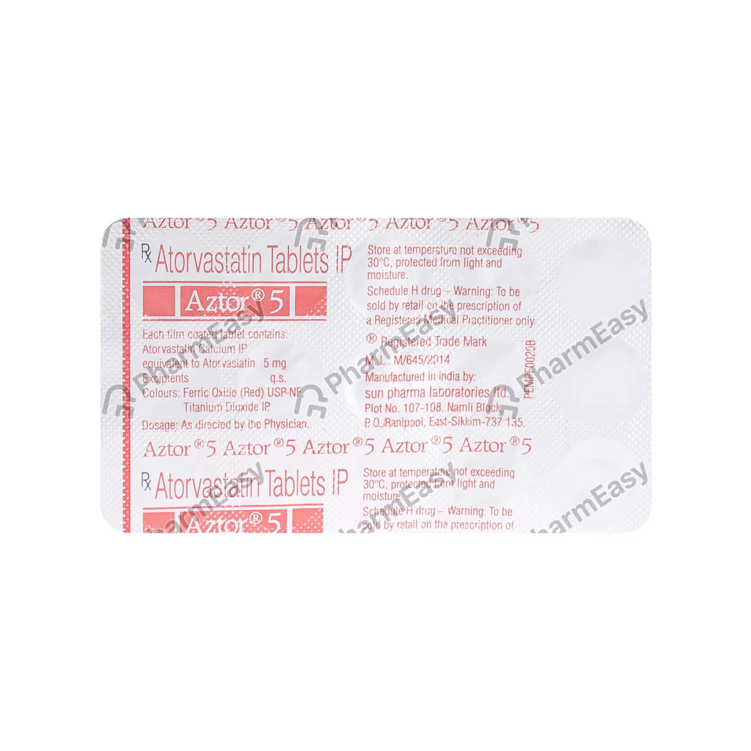 Aztor 5 MG Tablet (15) - Uses, Side Effects, Dosage, Composition ...