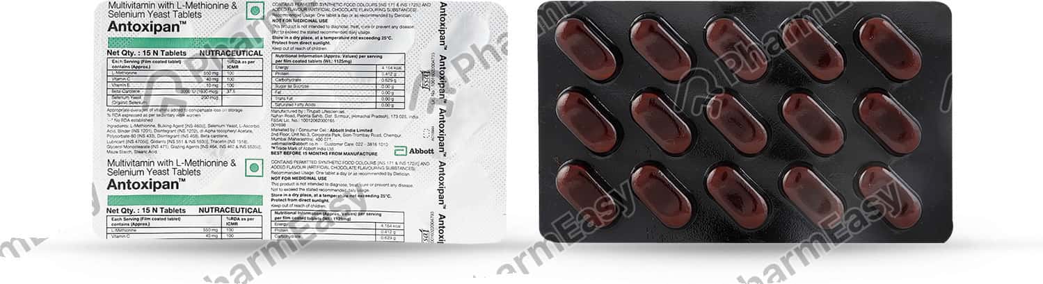 Buy Antoxipan Strip Of 15 Tablets Online at Flat 15% OFF | PharmEasy
