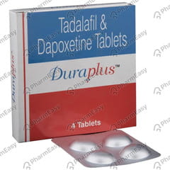 Duraplus Strip Of 4 Tablets: Uses, Side Effects, Price & Dosage | PharmEasy