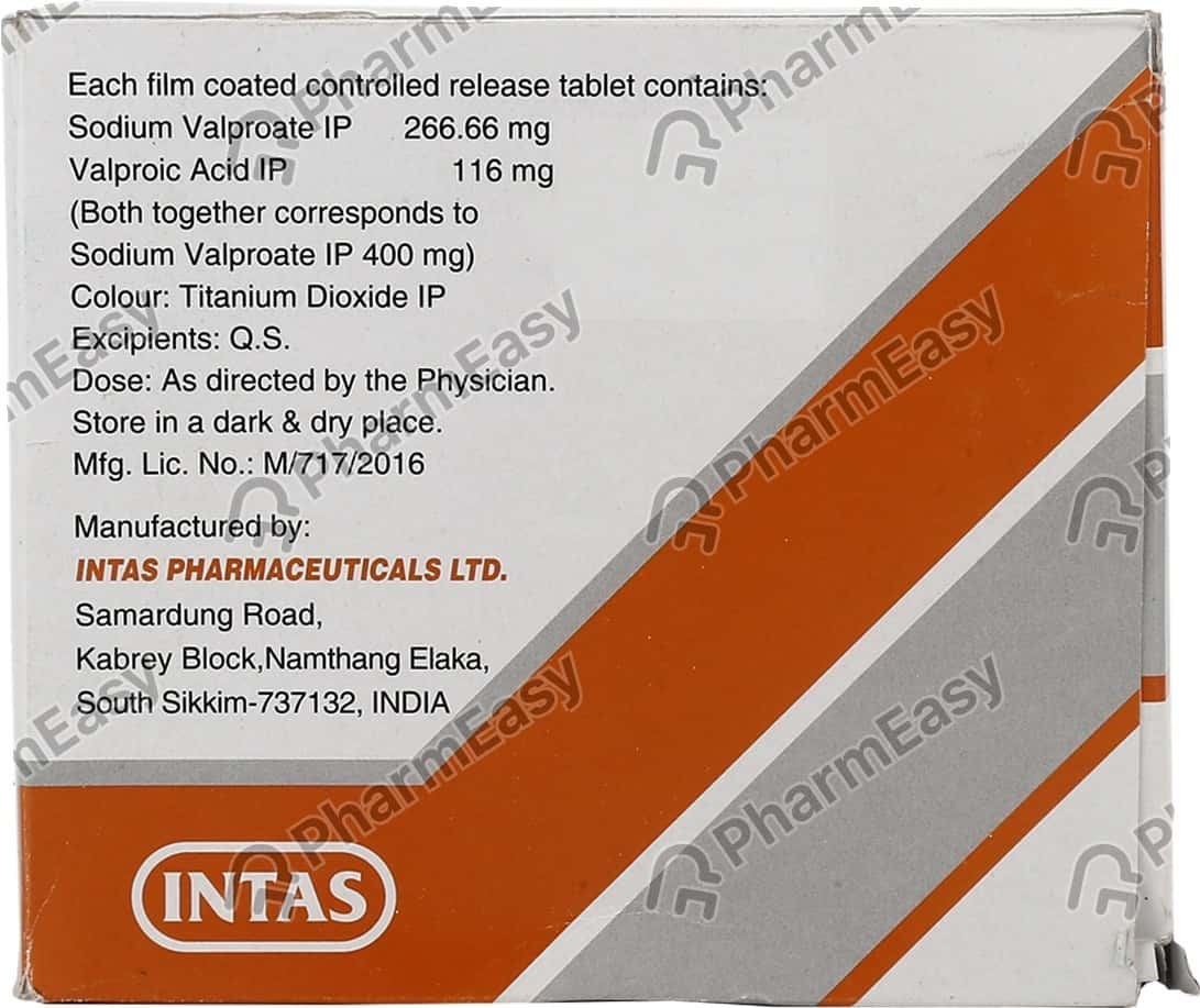 Valprol Cr 400mg Strip Of 15 Tablets: Uses, Side Effects, Price ...