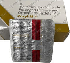 Zoryl-M 1 Tablet: Uses, Side-effects, Price, Dosage & More Info - PharmEasy