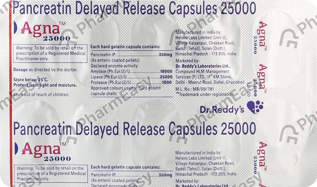 Agna 350 MG Capsule (10): Uses, Side Effects, Price & Dosage | PharmEasy