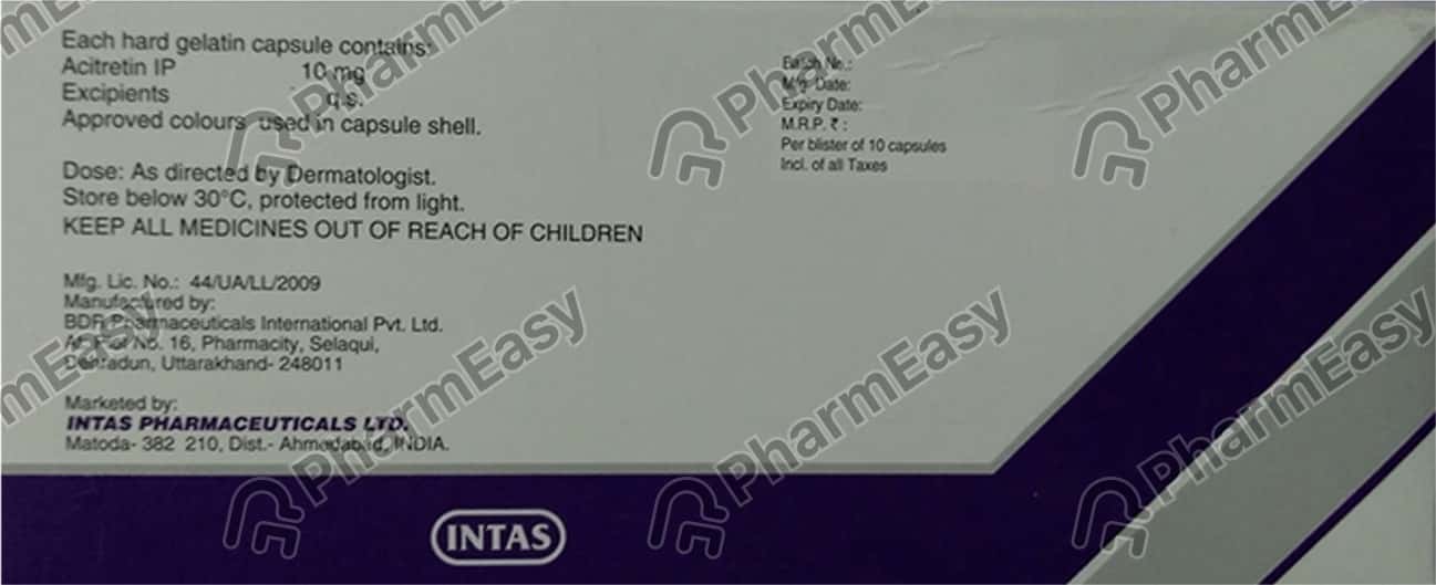 Actoid 10 MG Capsule (10): Uses, Side Effects, Price & Dosage | PharmEasy
