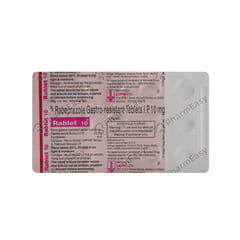 Rablet 10 MG Tablet (15) - Uses, Side Effects, Dosage, Composition ...