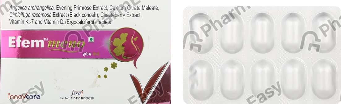 Buy Efem Meno Tablet (10) Online at Flat 15% OFF | PharmEasy