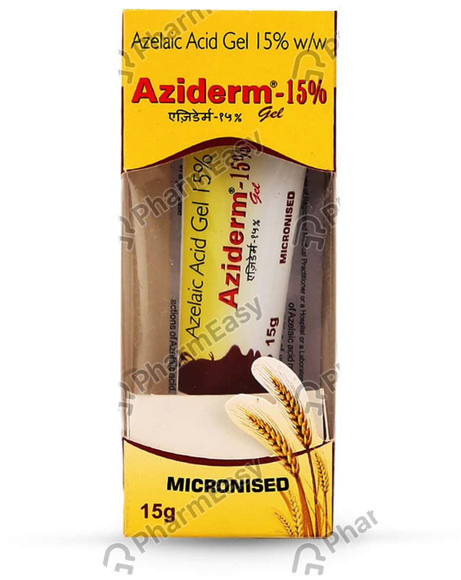 Aziderm 15 %W/W Gel (15): Uses, Side Effects, Price & Dosage | PharmEasy