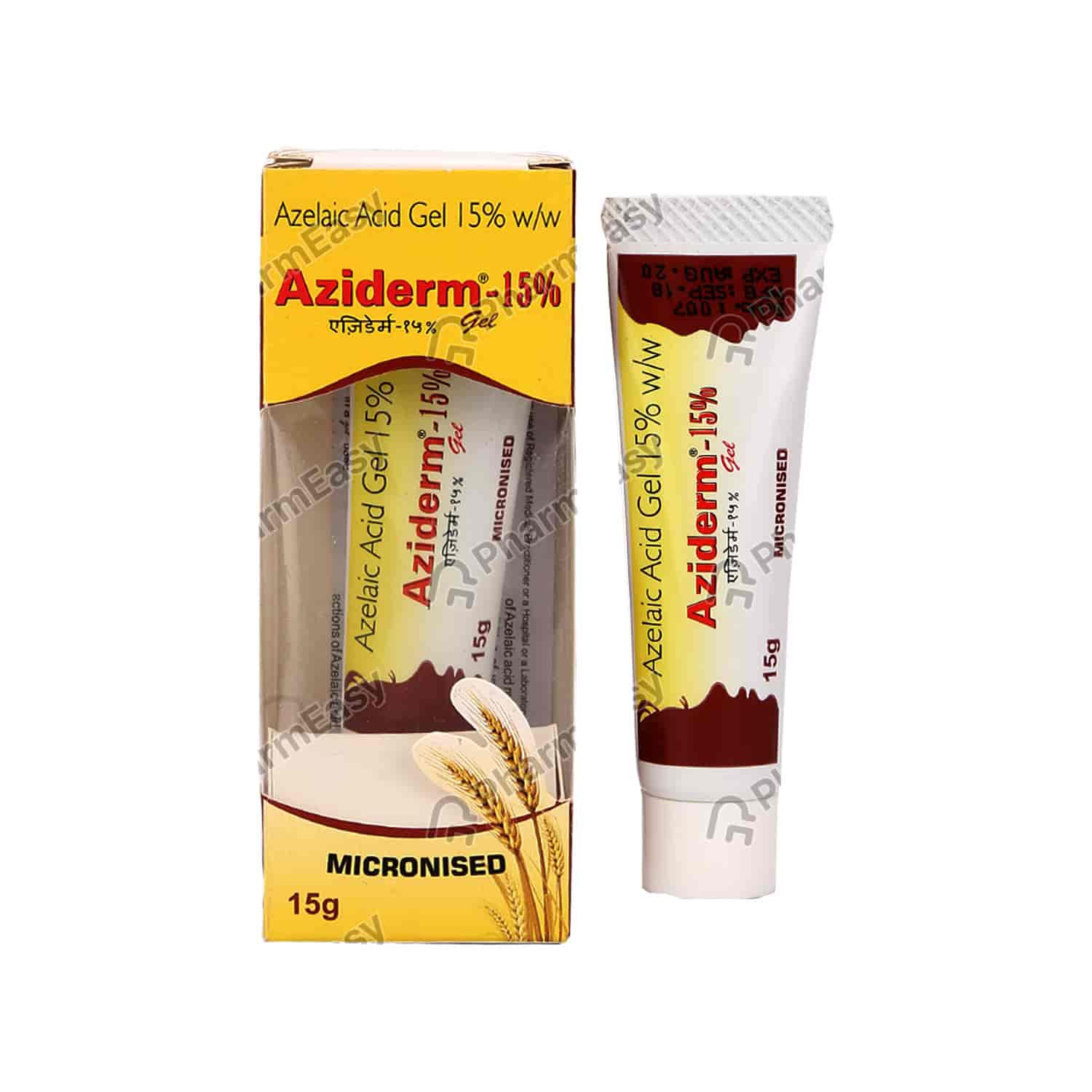 Buy Aziderm 15% Gel 15gm Online at Flat 18% OFF* | PharmEasy