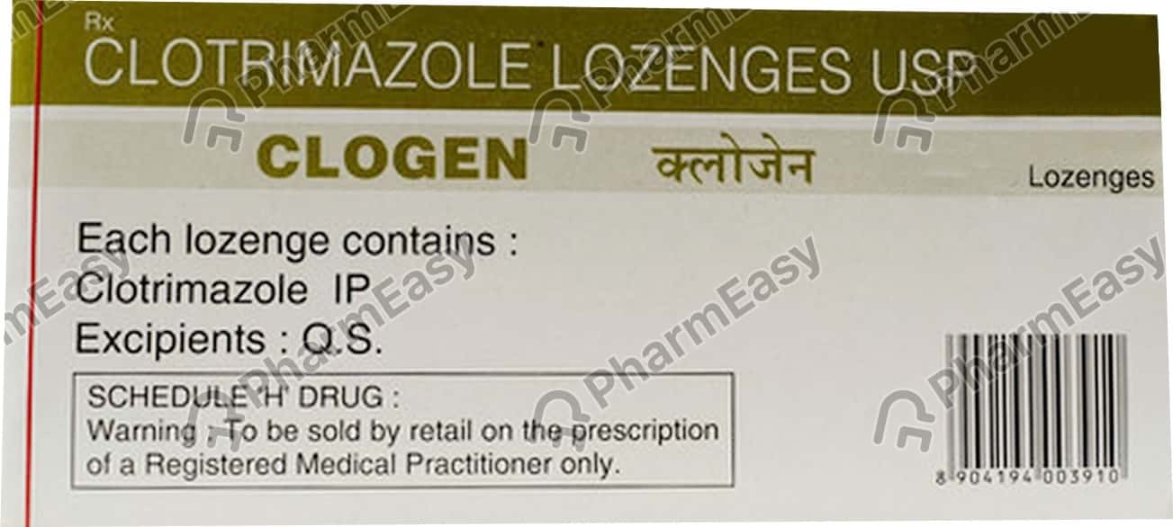 Buy Clogen 10 MG Lozenge (10) Online at Flat 15% OFF | PharmEasy