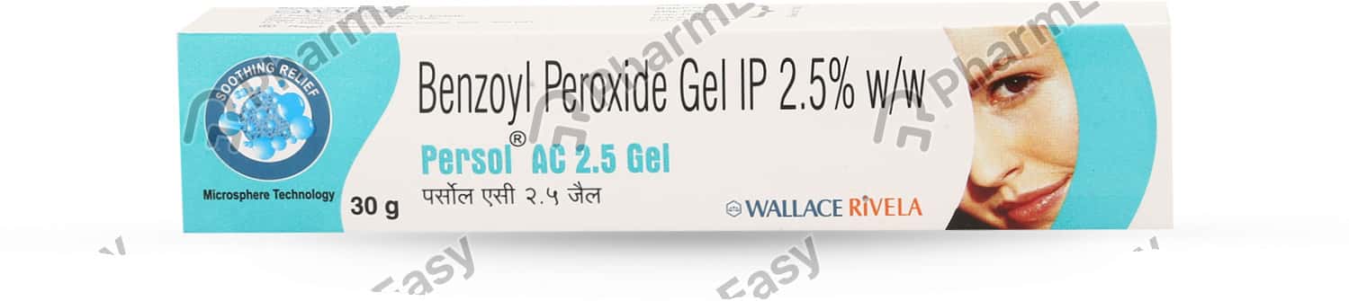Persol 2.5 % Gel (30): Uses, Side Effects, Price, Dosage & Composition ...