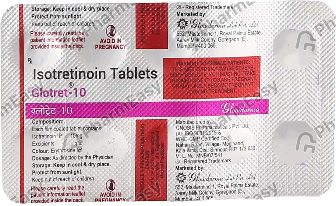 Glotret 10 MG Tablet (10): Uses, Side Effects, Price & Dosage | PharmEasy