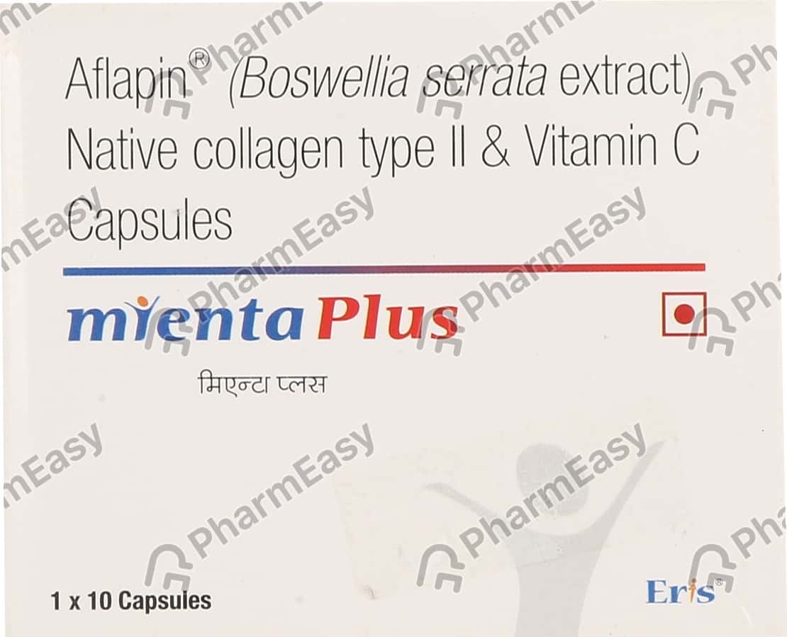 Buy Mienta Plus Strip Of 10 Capsules Online at Flat 15% OFF | PharmEasy
