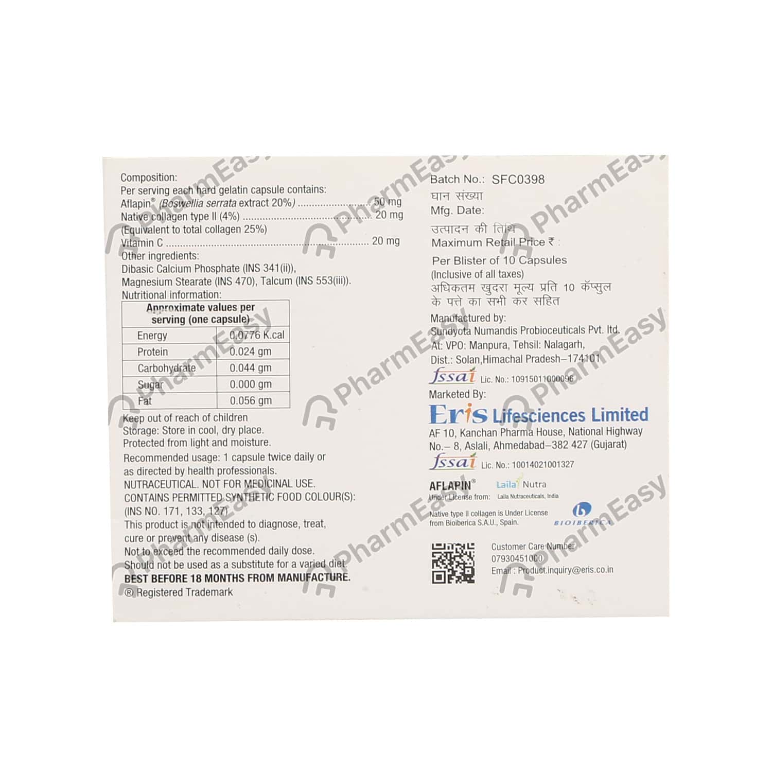 Buy Mienta Plus Cap 10'S Online at Flat 18% OFF* | PharmEasy